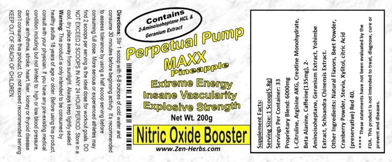 Perpetual Pump Maxx Pineapple – Zen-Herbs